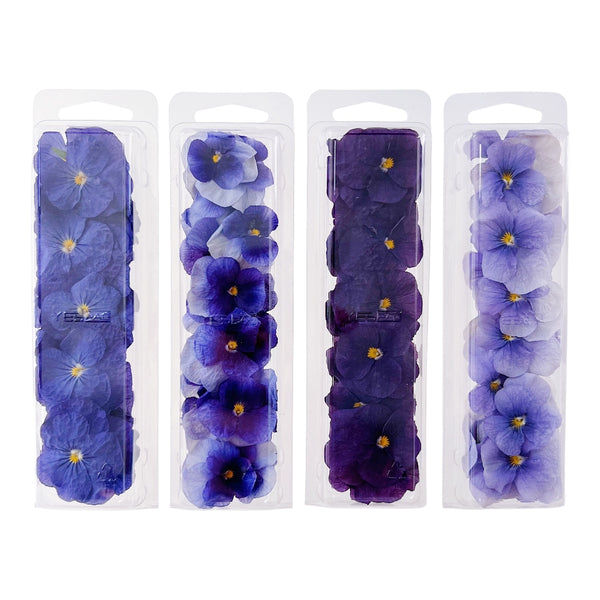 LIGHT PURPLE VIOLAS - Freeze Dried Edible Viola Flowers by Bloomish ...