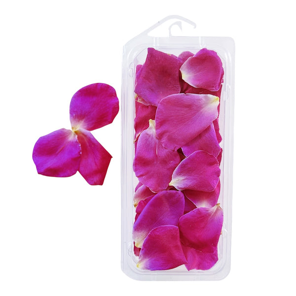 CERISE EDIBLE ROSE PETALS - Freeze Dried Edible Petals by Bloomish ...